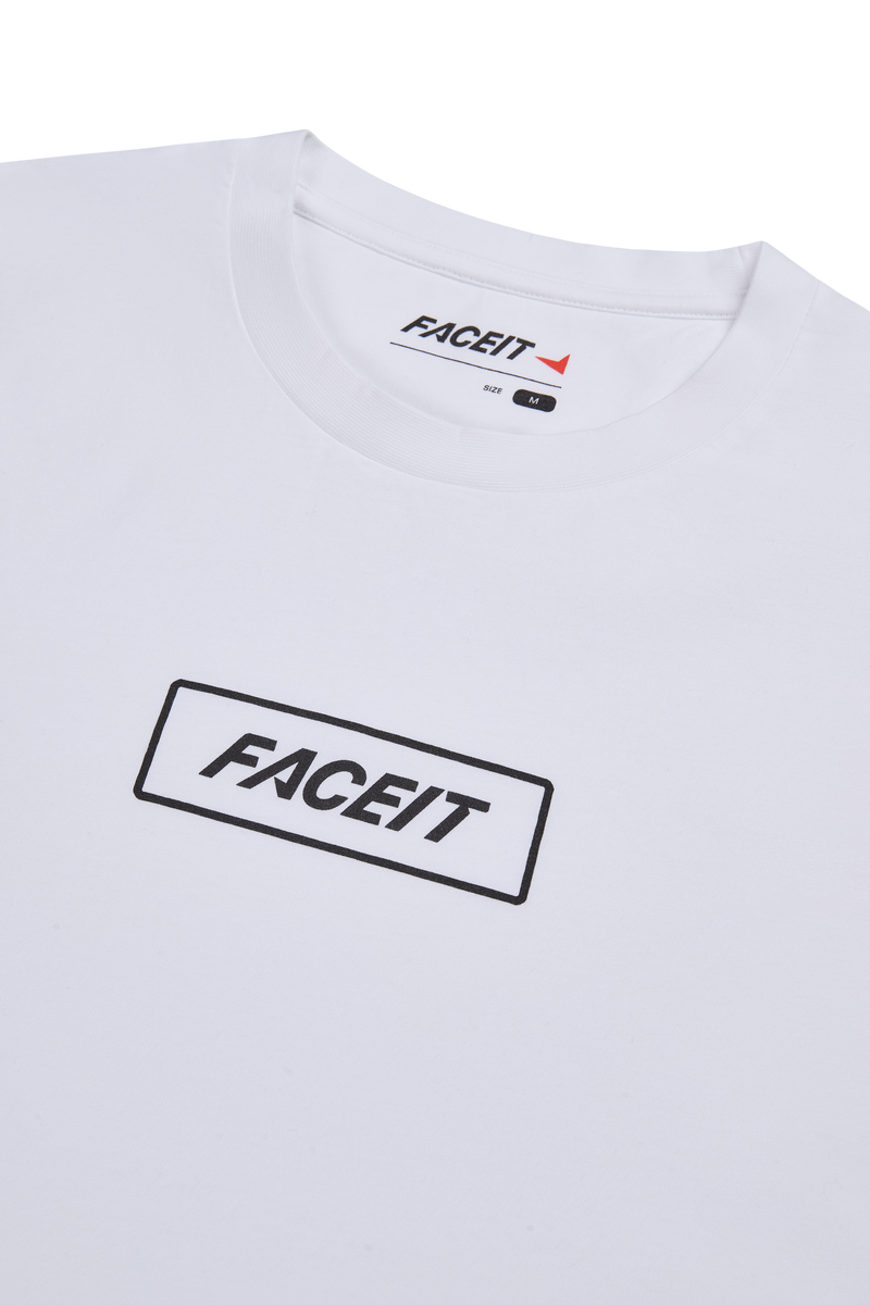 FACEIT Logo Short Sleeve T-Shirt White – ESL Shop